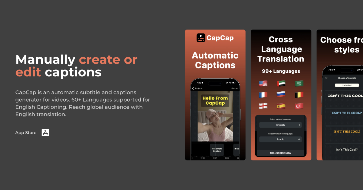 Captions For Videos CapCap